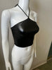 Shakira Leather Backless Top | Shop Now - York & Dante – York & Dante